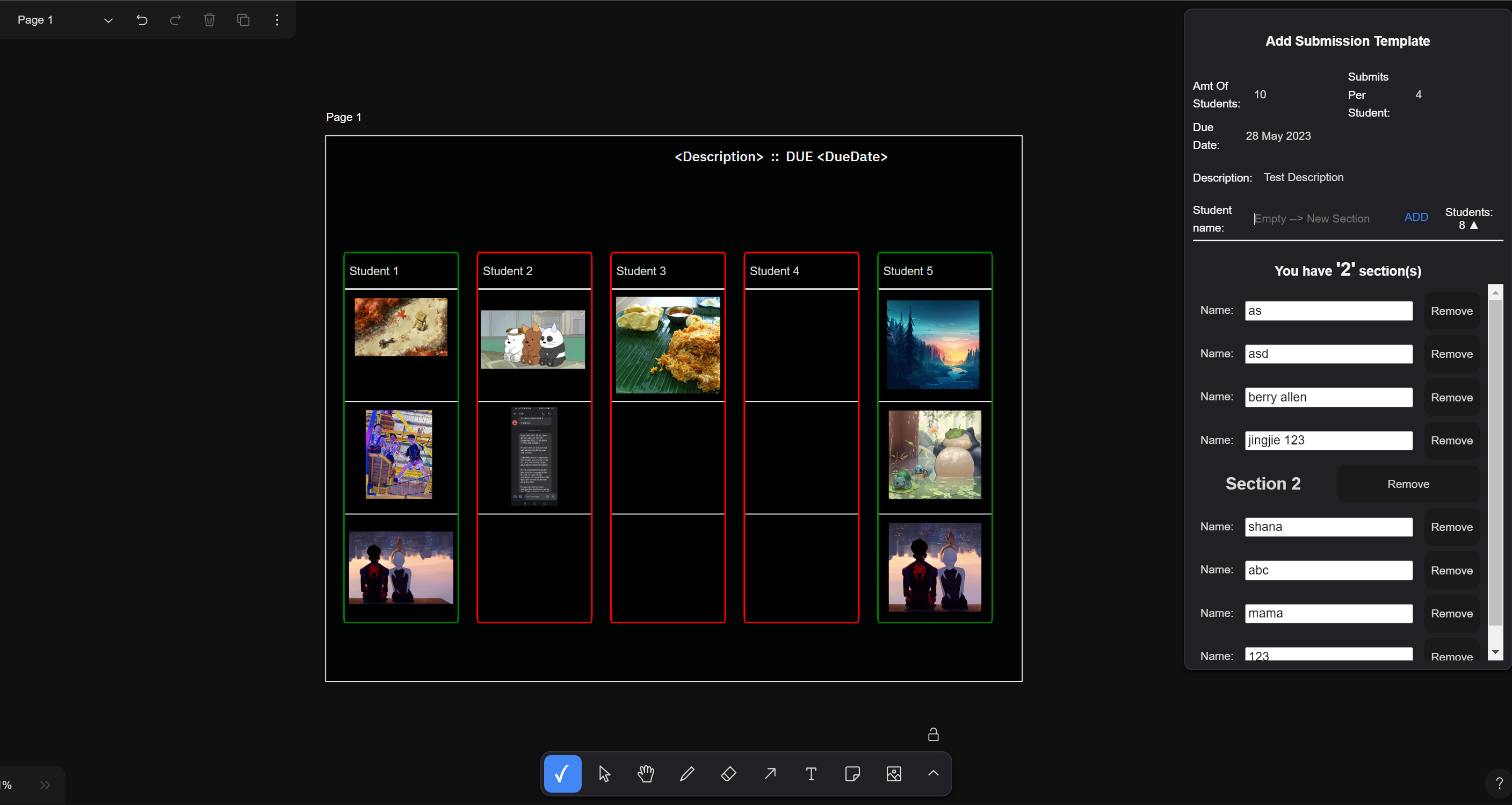 Tldraw Student Submission Template | Jing Jie’s Portfolio